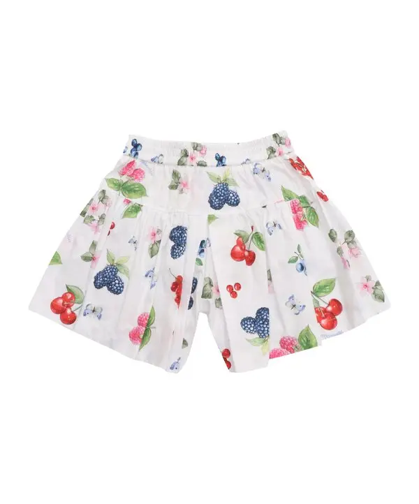 Monnalisa Printed Pleated Shorts