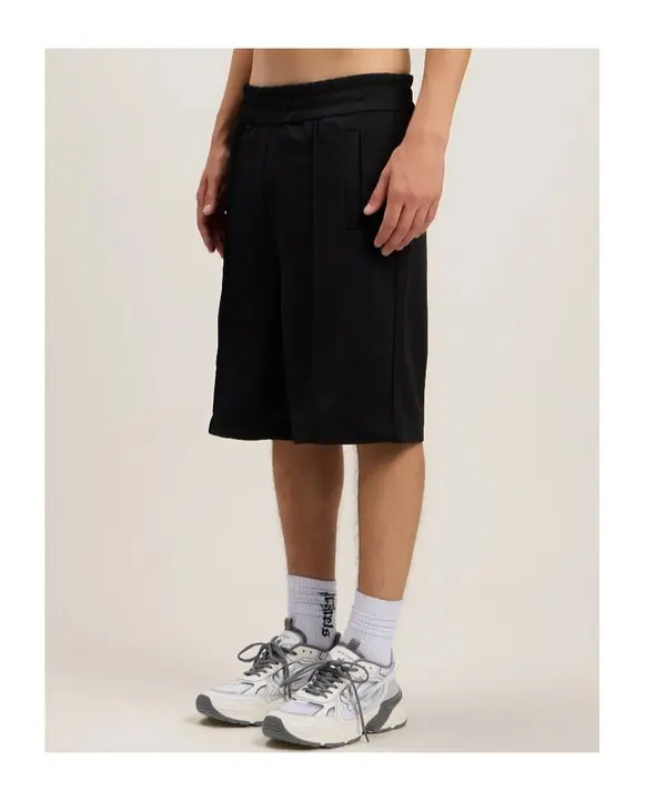 Palm Angels Curved Logo Track Shorts