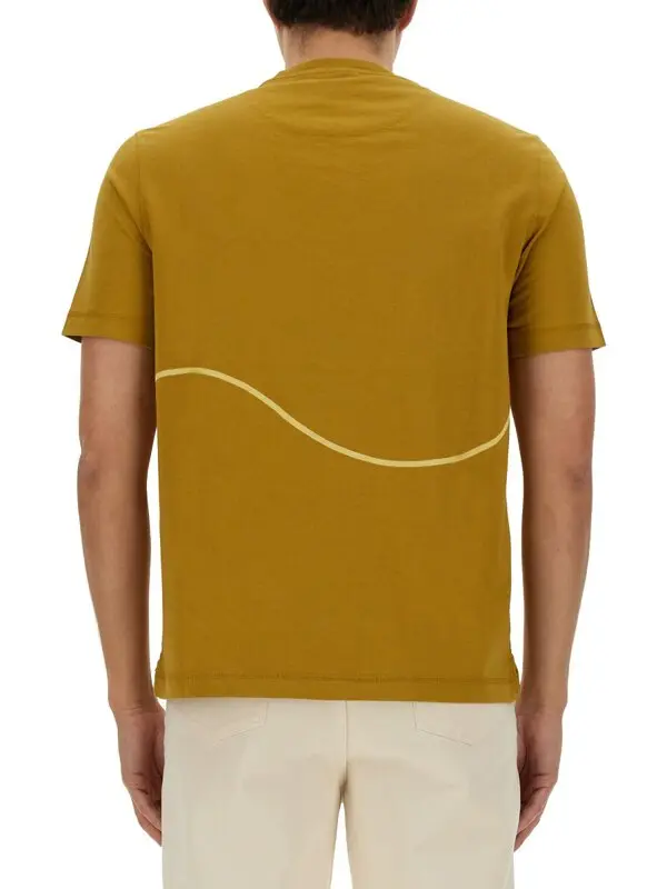 Paul Smith Logo Detailed Crewneck T-shirt - Brown