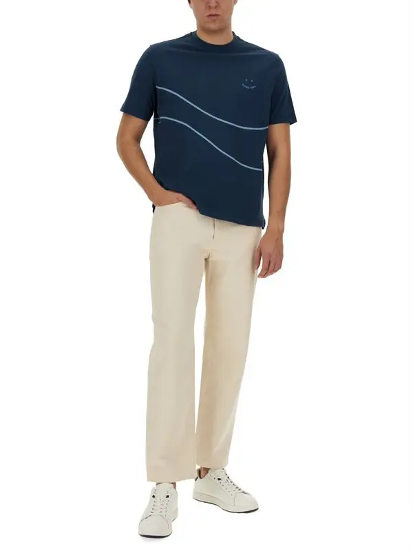 Paul Smith Logo Detailed Crewneck T-shirt