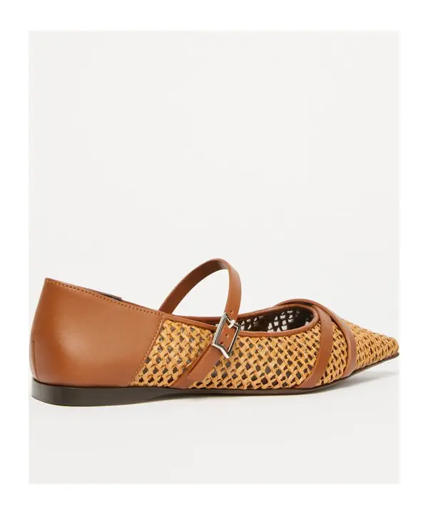 Max Mara Buckled Pointed Toe Flats