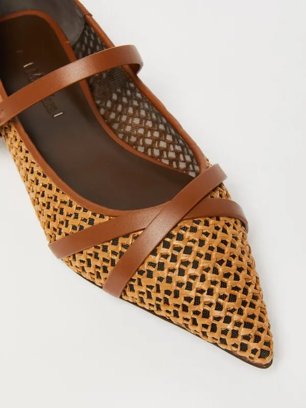 Max Mara Buckled Pointed Toe Flats