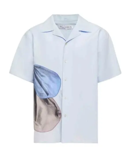 J.W.ANDERSON Jw Anderson Balloon Embroidered Short Sleeved Shirt