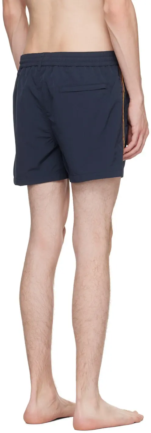 Paul Smith Swim Shorts With Stripe Trim