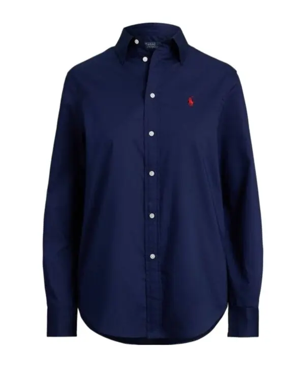 Polo Ralph Lauren Long-sleeved Curved Hem Shirt