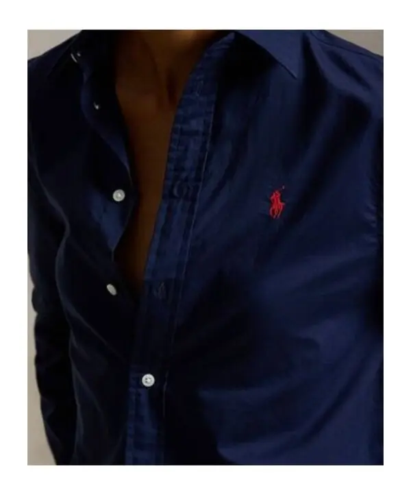 Polo Ralph Lauren Long-sleeved Curved Hem Shirt