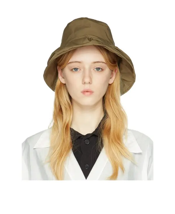 Y’s Gathered Fisherman Hat - Nude