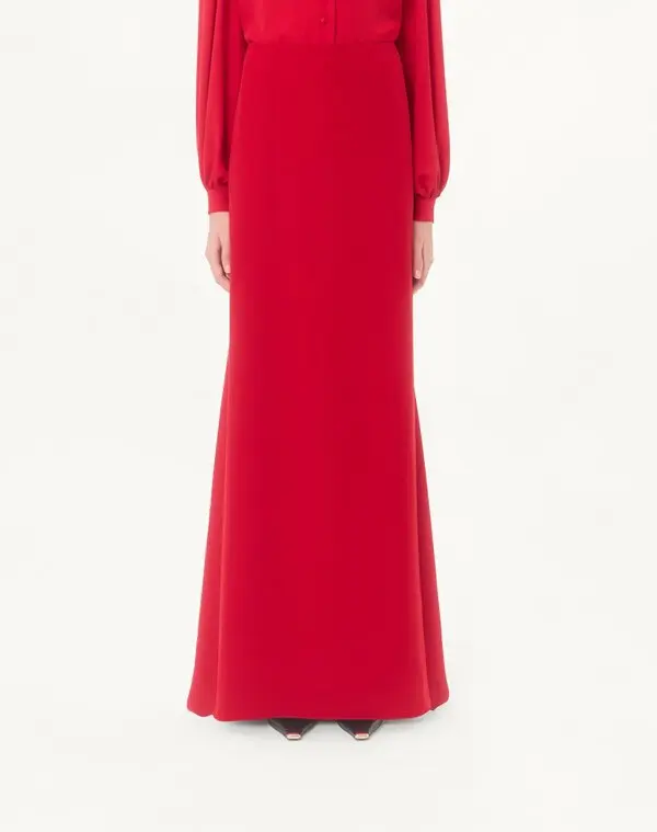 Valentino Garavani Side-slit Midi Skirt