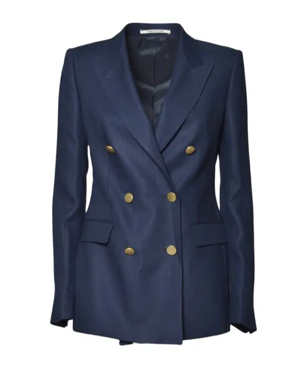 Tagliatore Parigi Double Breasted Tailored Blazer - Blue