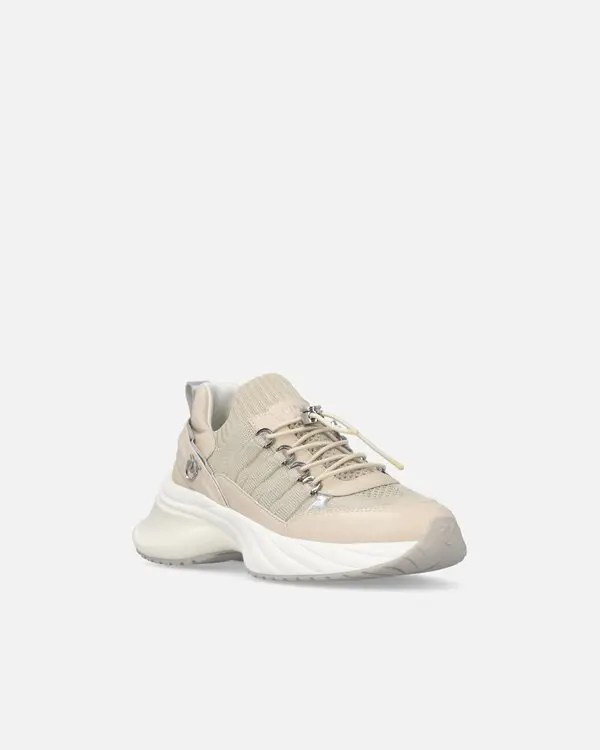 Pinko Ariel Lace-up Sneakers - Nude