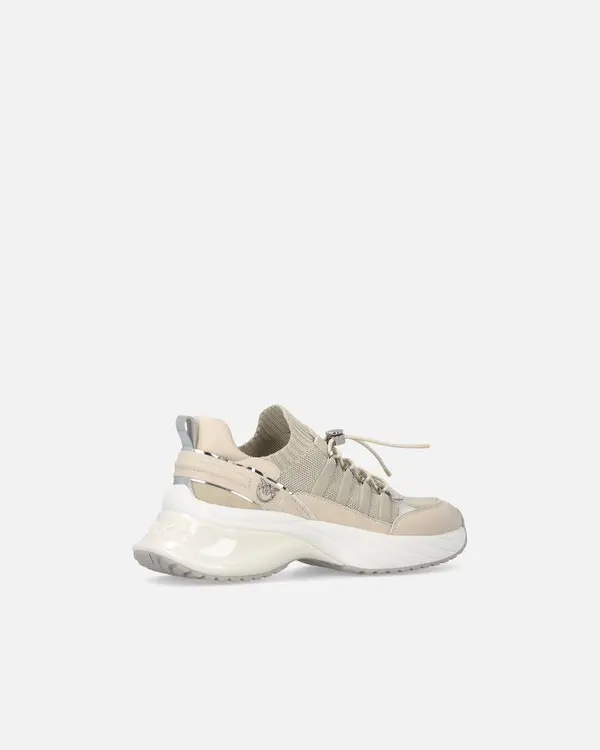 Pinko Ariel Lace-up Sneakers - Nude