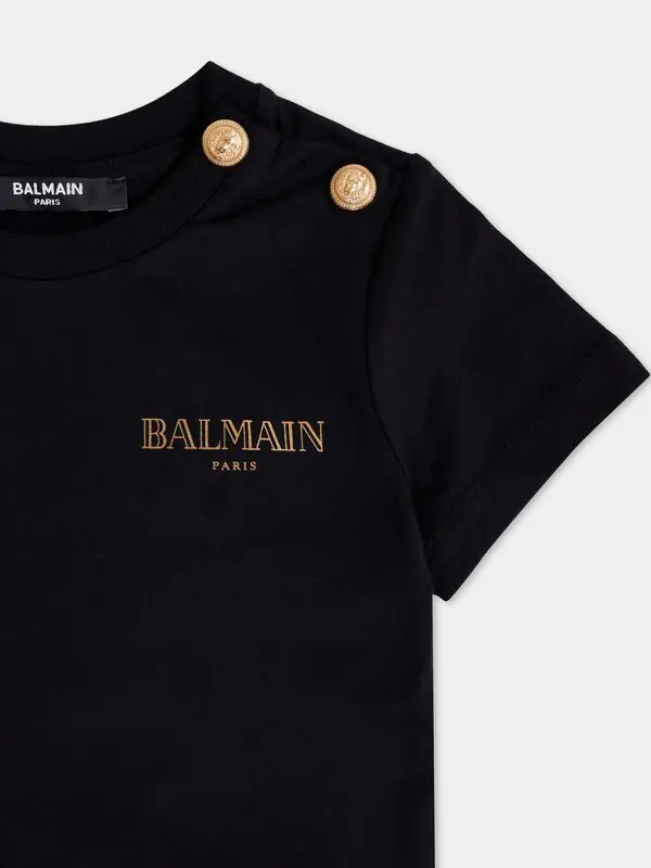Balmain Logo Embellished T-shirt