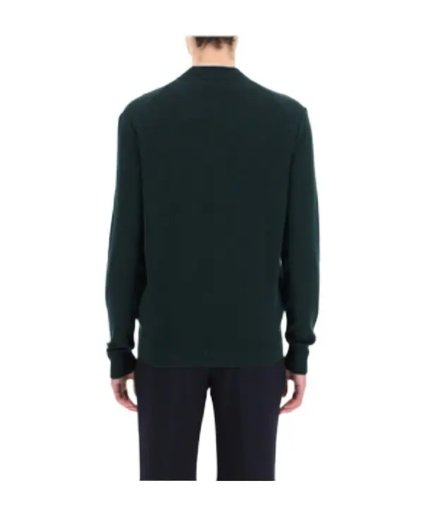 Ami Embroidered Heart Logo V-neck Jumper