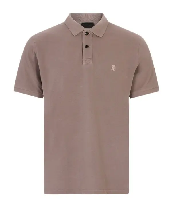 DONDUP Logo-embroidered Piqué Polo Shirt