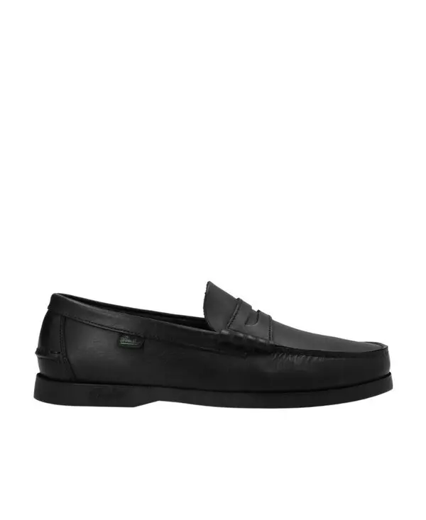 Paraboot Logo Label Round Toe Loafers