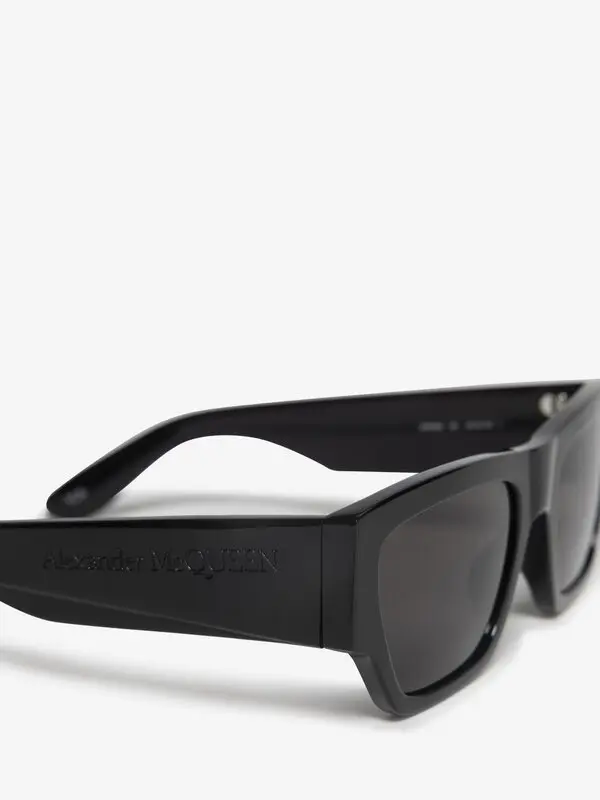 Alexander McQueen Square Frame Sunglasses - Black
