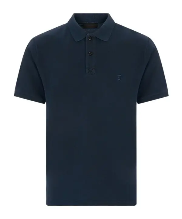 DONDUP Embroidered-logo Polo Shirt - Black