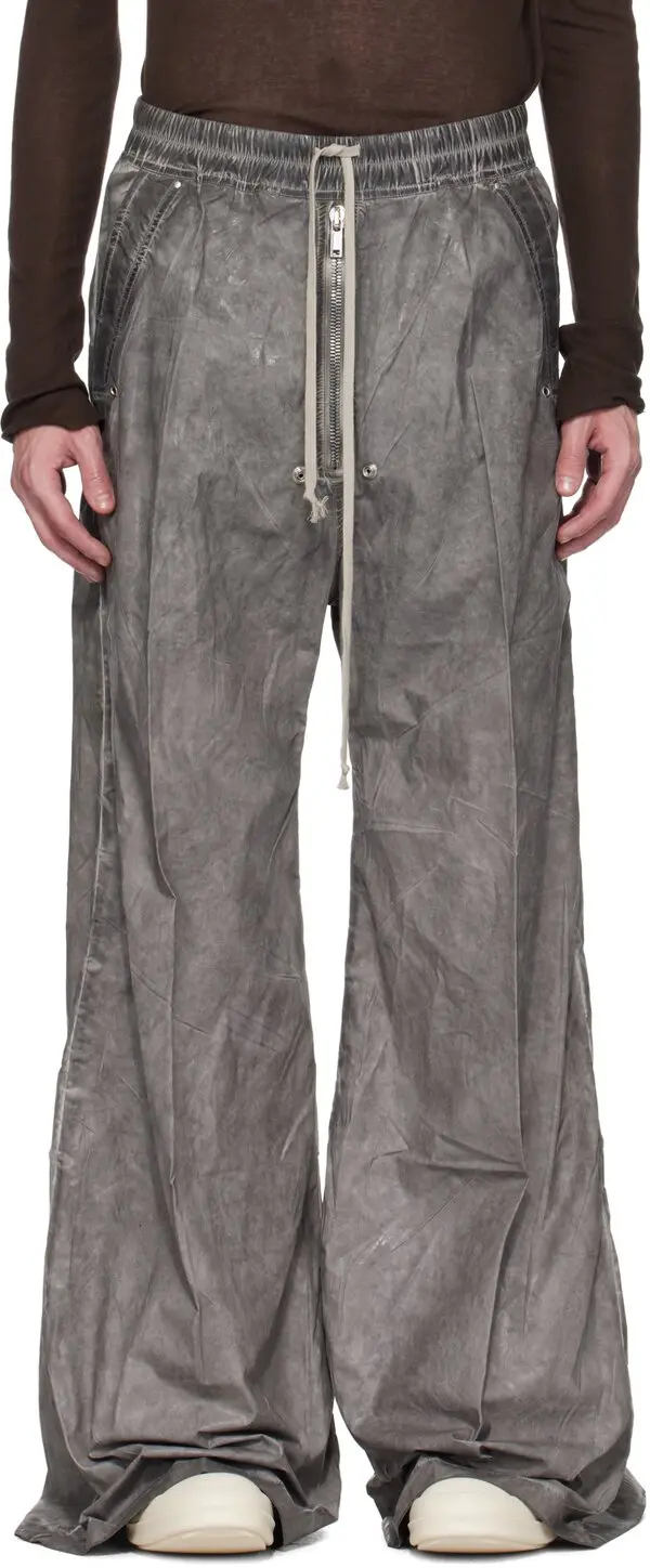 Rick Owens Hollywood Geth Bela Trousers - Dark