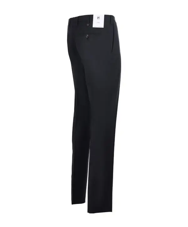 PT TORINO Tailored Trousers With Drawstring And Belt Loops