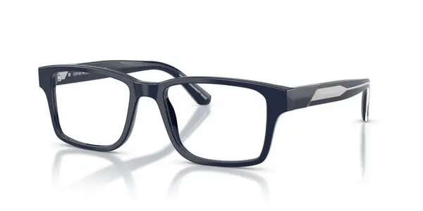 Emporio Armani Rectangle Full-rim Eyeglasses - Black