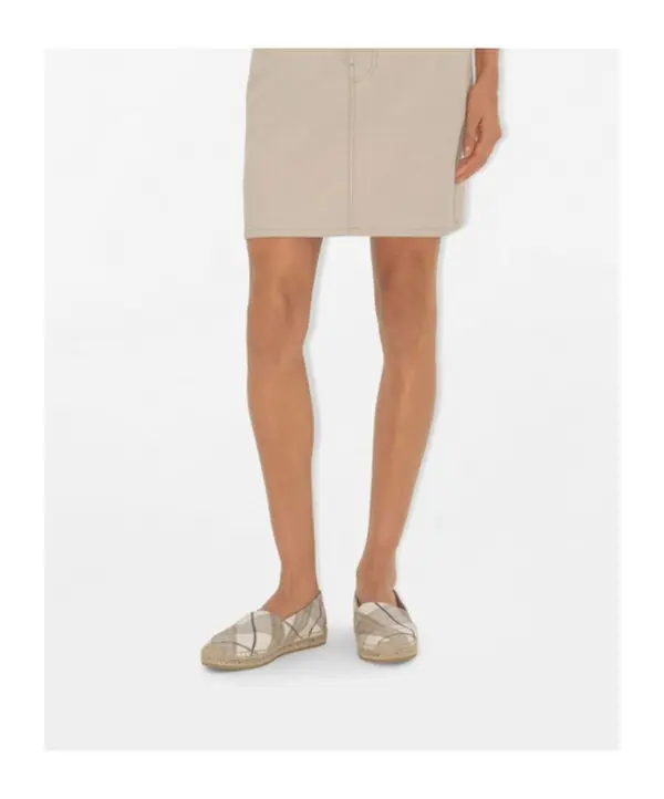 Burberry Checked Slip-on Espadrilles