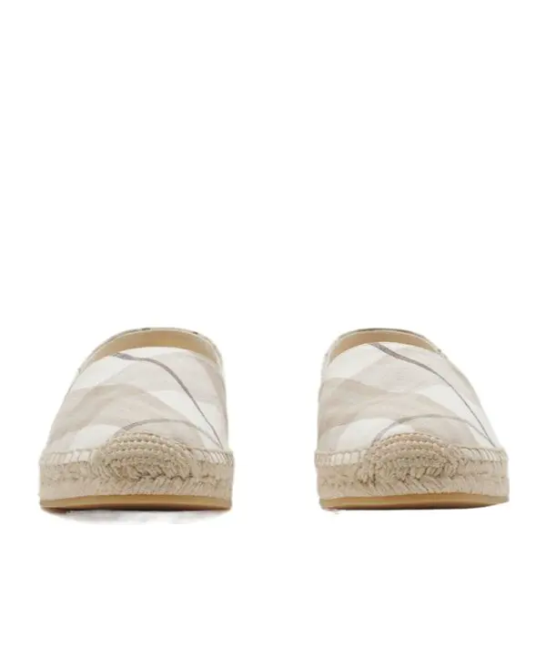 Burberry Checked Slip-on Espadrilles