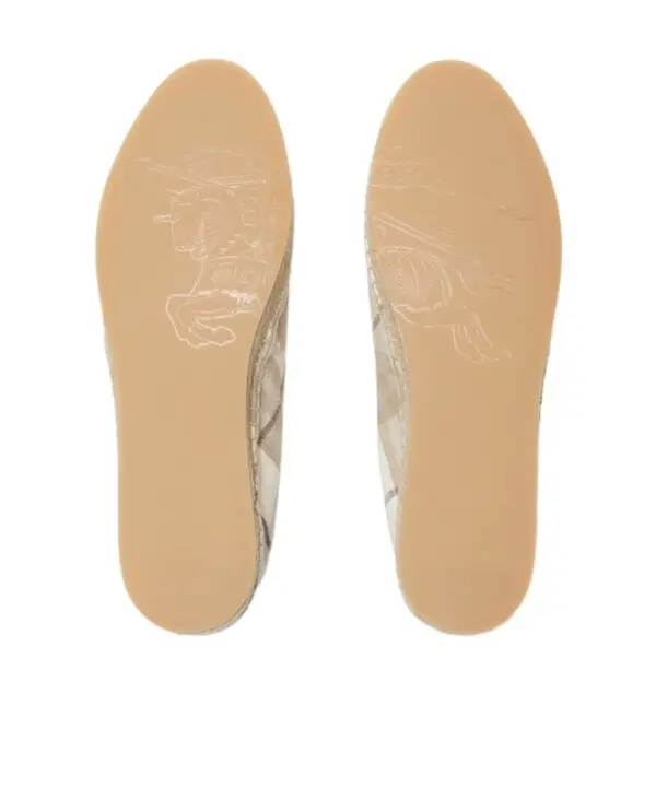 Burberry Checked Slip-on Espadrilles