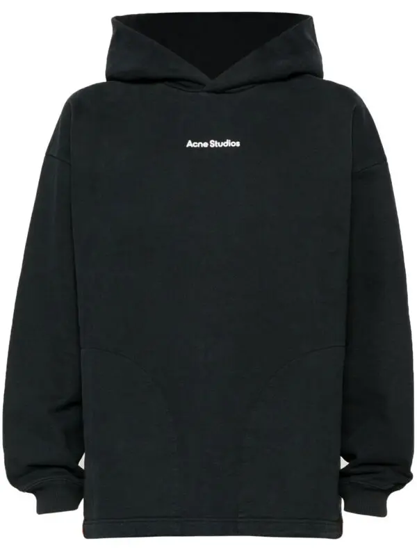 Acne Studios Oversized Logo Printed Hoodie