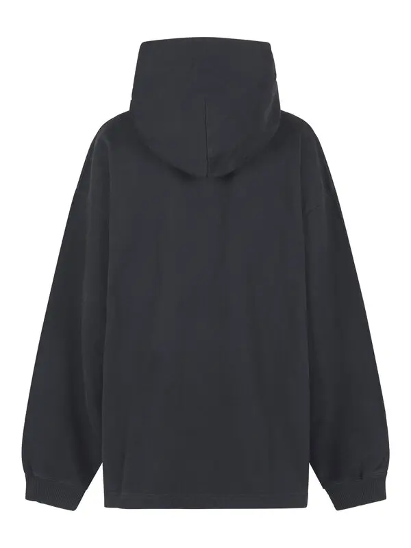 Acne Studios Oversized Logo Printed Hoodie
