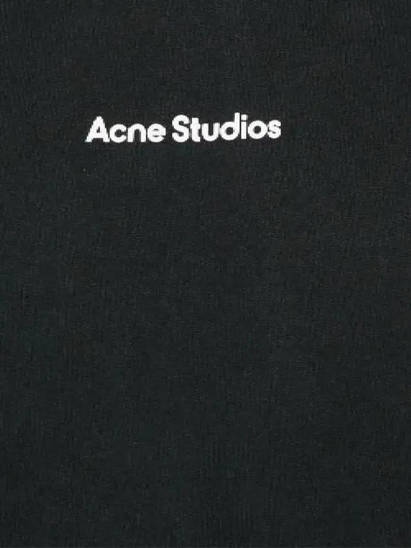Acne Studios Oversized Logo Printed Hoodie