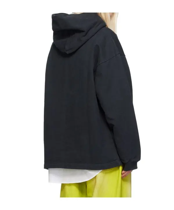 Acne Studios Oversized Logo Printed Hoodie