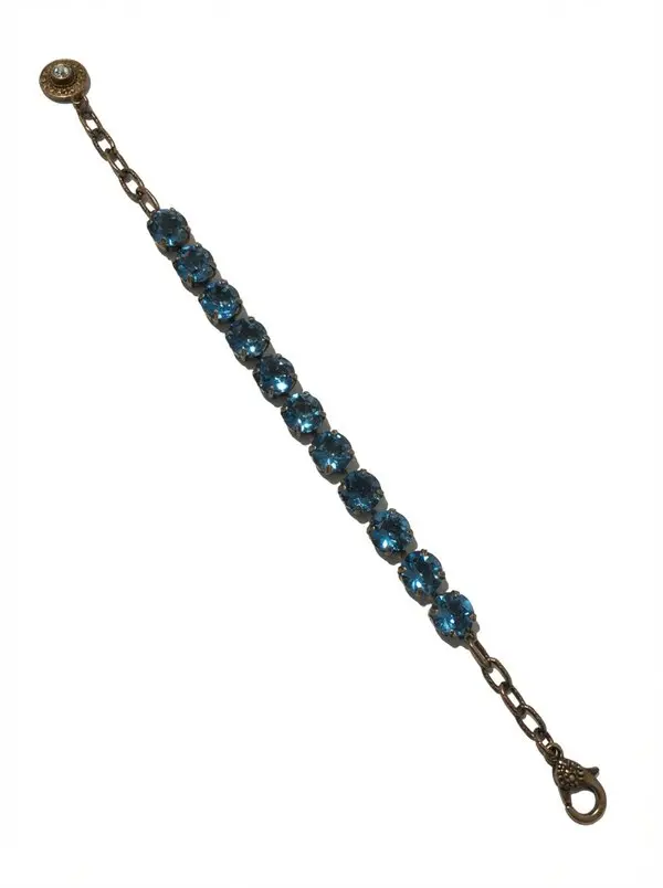 Gucci Oval Stone Chain Bracelet