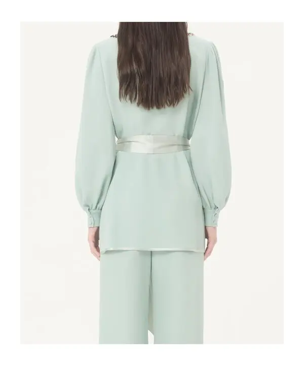 Valentino Garavani V-neck Embroidered Blouse
