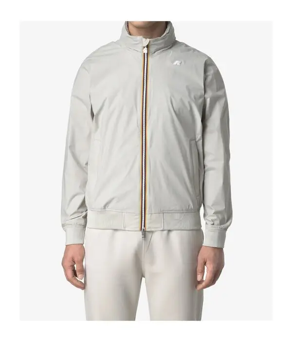 K-WAY Amaury Zip-up Jacket With Logo Detail