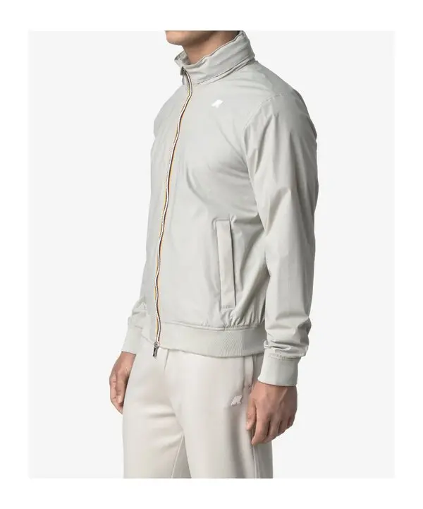 K-WAY Amaury Zip-up Jacket With Logo Detail