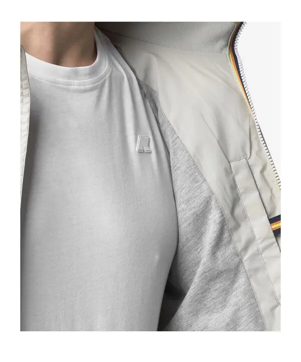 K-WAY Amaury Zip-up Jacket With Logo Detail