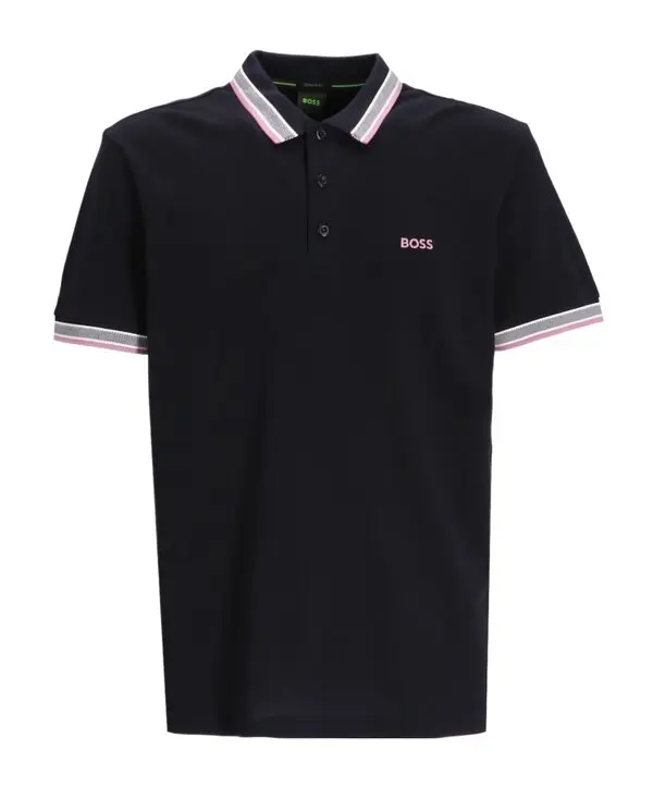 Hugo Boss Logo Embroidered Short-sleeved Polo Shirt