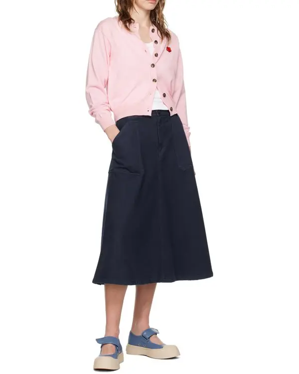 Kenzo Boke Flower Crewneck Knitted Cardigan