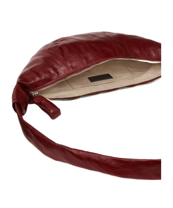 LEMAIRE Medium Croissant Bag - Brick Red