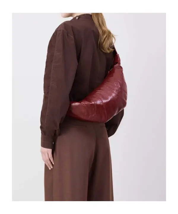 LEMAIRE Medium Croissant Bag - Brick Red