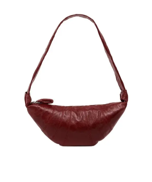 LEMAIRE Medium Croissant Bag - Brick Red