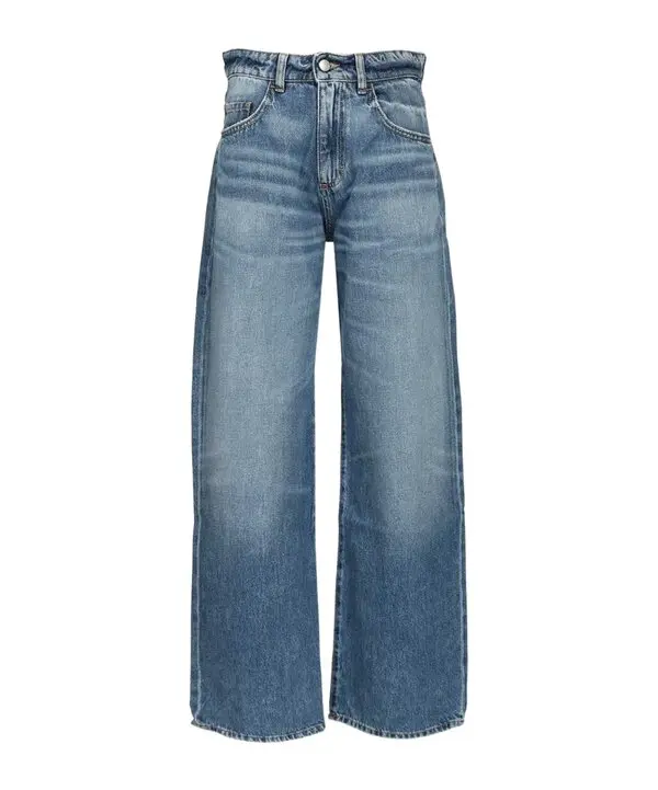 ICON DENIM LOS ANGELES Bea Low Rise Wide-leg Jeans - Blue