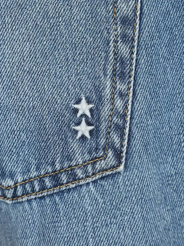 ICON DENIM LOS ANGELES Bea Low Rise Wide-leg Jeans - Blue