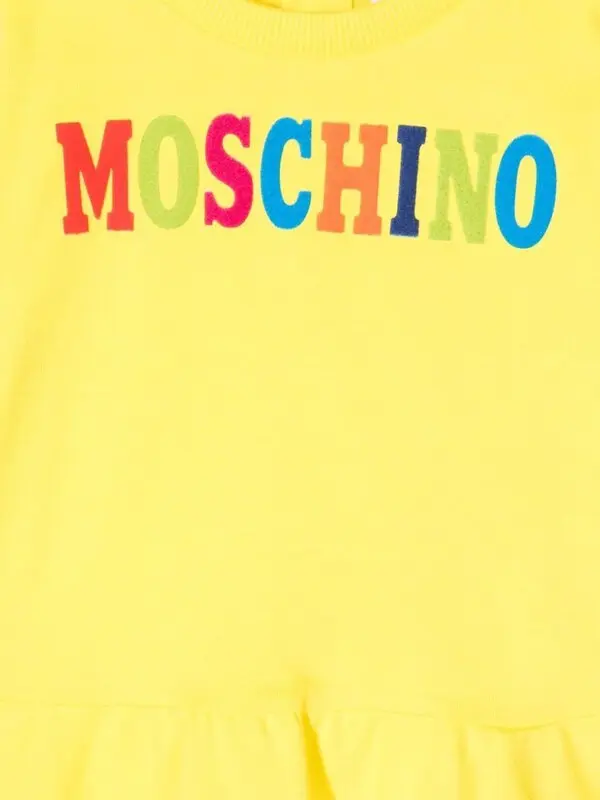 Moschino Flared Logo T-shirt Dress
