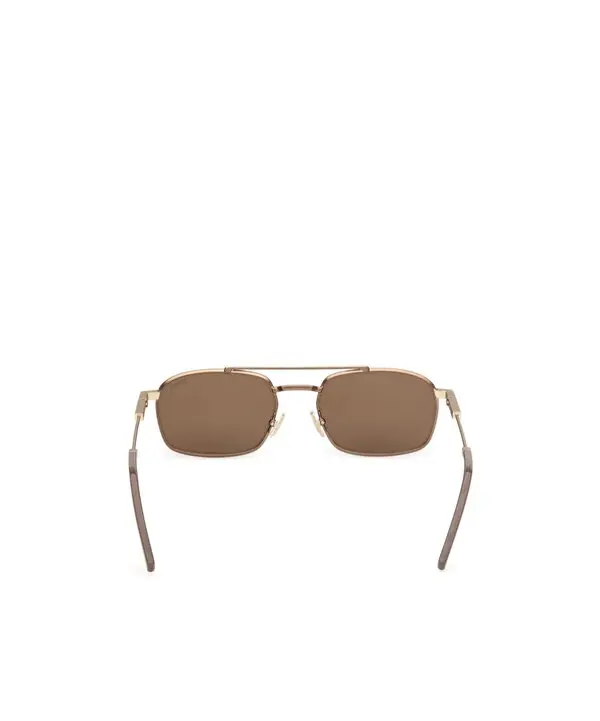 Zegna Geometric Sunglasses - Brown