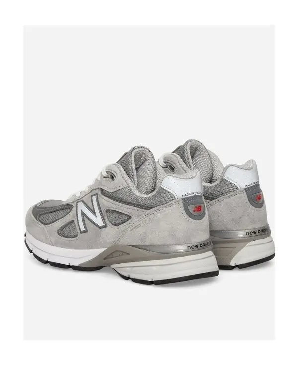 NEW BALANCE 990v4 Lace-up Sneakers - Gray