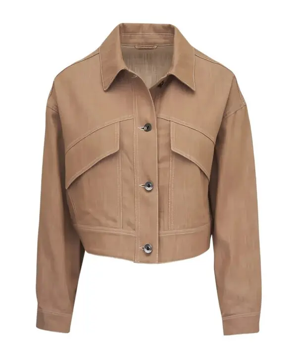 Brunello Cucinelli Denim-effect Twill Outerwear Jacket - No