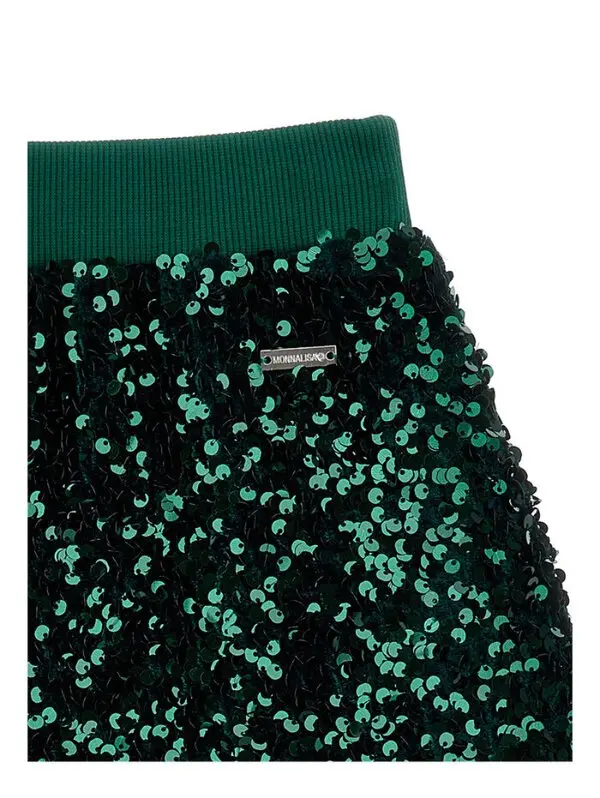 Monnalisa Sequined Mini Skirt
