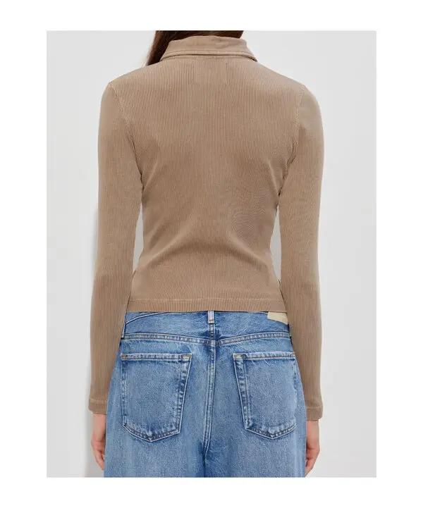 Citizens Of Humanity Brea Ribbed Polo Top