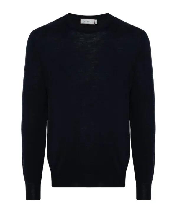 Canali Crew Neck Merino Wool Jumper
